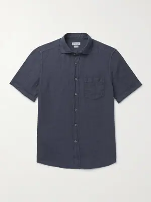 SLOWEAR Garment-dyed Linen Shirt