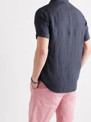 SLOWEAR Garment-dyed Linen Shirt