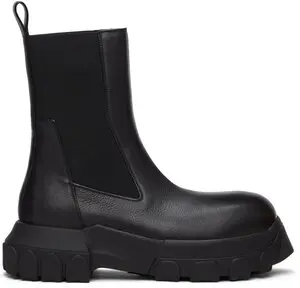 Rick Owens Rick Owens Black Beetle Bozo Tractor Boots - Complete Price
