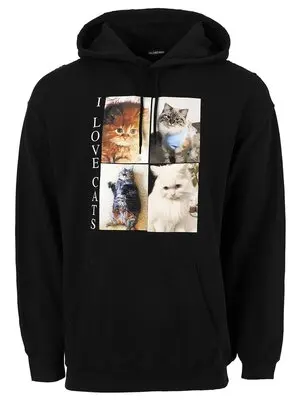 Balenciaga I Love Cats Oversized Hoodie
