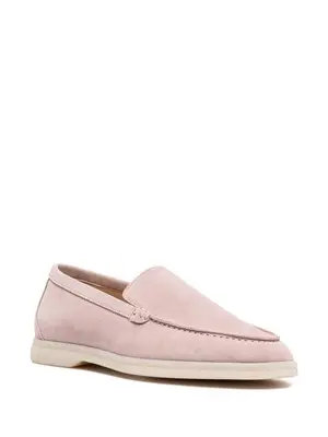 SCAROSSO Ludovica Round-toe Loafers - Pink