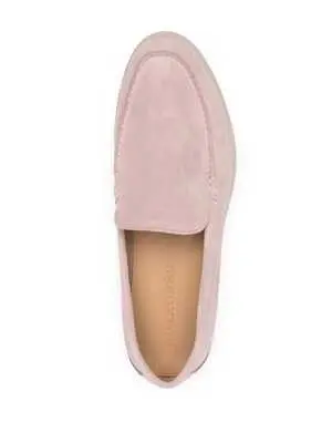 SCAROSSO Ludovica Round-toe Loafers - Pink