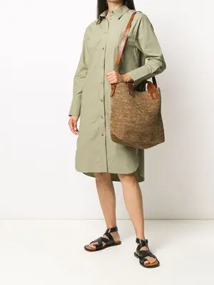 IBELIV Woven Raffia Tote - Neutrals