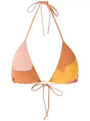 CLUBE BOSSA Aava Triangle Bikini Top - Multicolour