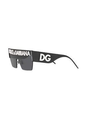Dolce & Gabbana Dg Logo Oversized-frame Sunglasses