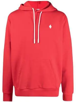 COUNTY OF MILAN Cross Logo Hoodie - Red
