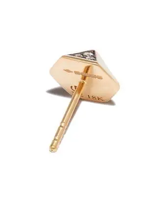 Harwell Godfrey 18kt Yellow Hexagon Earrings