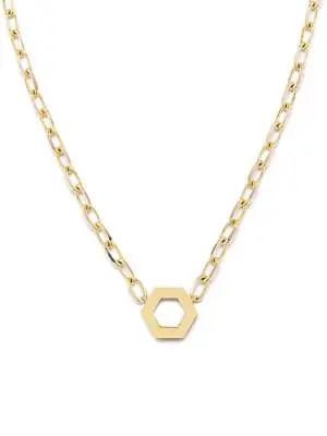 Harwell Godfrey 18kt Yellow Hexagon Foundation Necklace