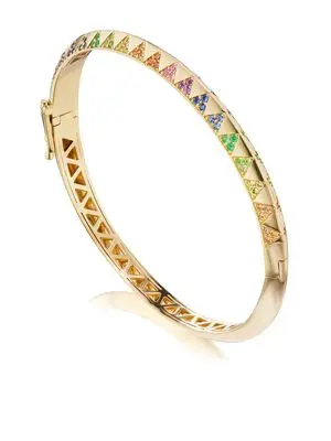 Harwell Godfrey 18kt Yellow Rainbow Sapphire Bracelet - Gold