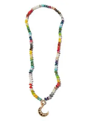 Harwell Godfrey 18kt Yellow Mini Moon Pendant