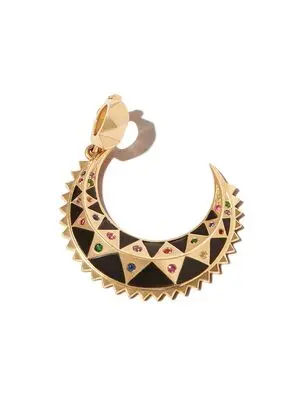 Harwell Godfrey 18kt Yellow Mini Moon Pendant