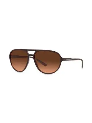 Dolce & Gabbana Pilot-frame Gradient Sunglasses