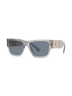 Versace Medusa Stud Rectangle Frame Sunglasses