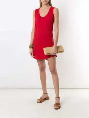 AMIR SLAMA Sleeveless T-shirt Dress