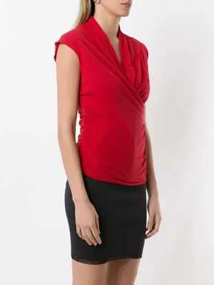 AMIR SLAMA Draped Blouse