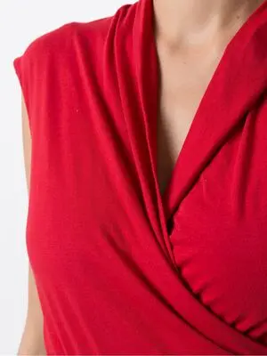 AMIR SLAMA Draped Blouse