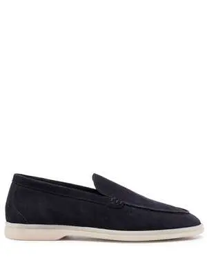 SCAROSSO Ludovica Suede Loafers - Blue