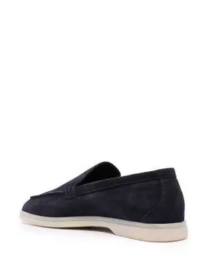 SCAROSSO Ludovica Suede Loafers - Blue