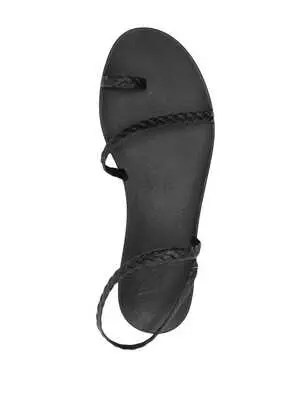 ANCIENT GREEK SANDALS Eleftheria Sandals - Black