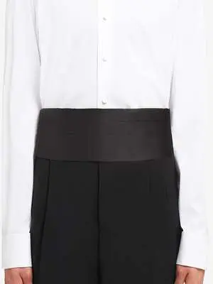 Prada Satin-finish Tuxedo Belt