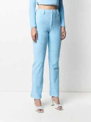 MAISIE WILEN Mockumentary Straight-leg Trousers - Blue