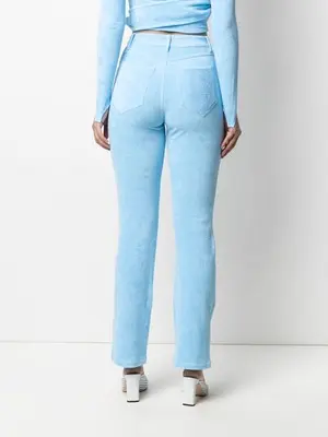 MAISIE WILEN Mockumentary Straight-leg Trousers - Blue