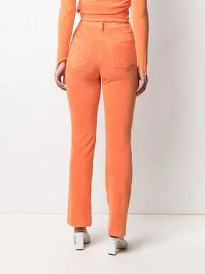 MAISIE WILEN Mockumentary Straight-leg Trousers - Orange