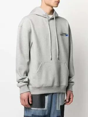 ADER ERROR Cotton-blend Logo Print Hoodie