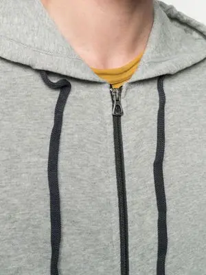 JAMES PERSE Vintage Cotton Zip-front Hoodie
