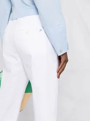 DONDUP Front-button Cropped Trousers