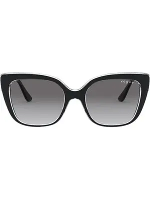 VOGUE EYEWEAR Cat Eye Frame Sunglasses - Black