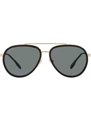 Burberry Oliver Pilot Sunglasses - Gold