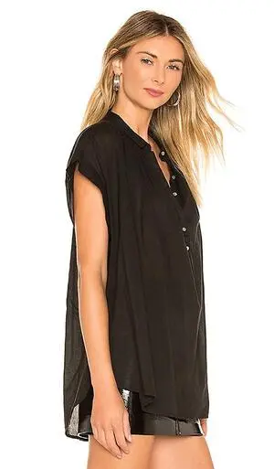 NILI LOTAN Normandy Blouse - Black