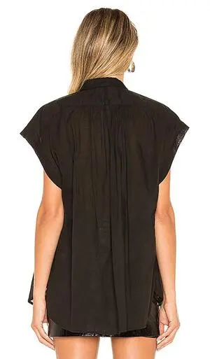 NILI LOTAN Normandy Blouse - Black
