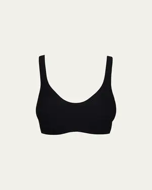 Commando Butter Soft-support Bralette - Black
