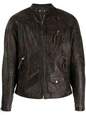 Ralph Lauren Watts Biker Jacket - Brown