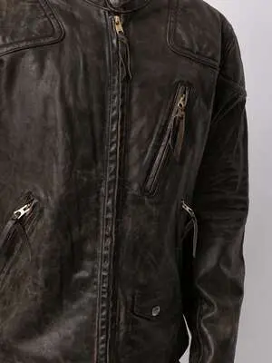 Ralph Lauren Watts Biker Jacket - Brown
