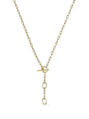 David Yurman 18kt Yellow Dy Madison Three Ring Chain Necklace - Gold