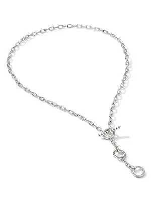 David Yurman 3mm 3-ring Chain Necklace - Silver