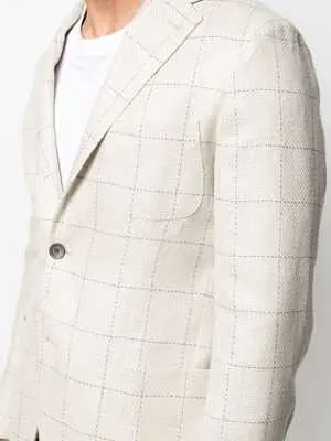 Corneliani Check-pattern Single-breasted Blazer