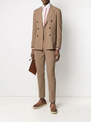 Eleventy Peak-lapels Double-breasted Suit