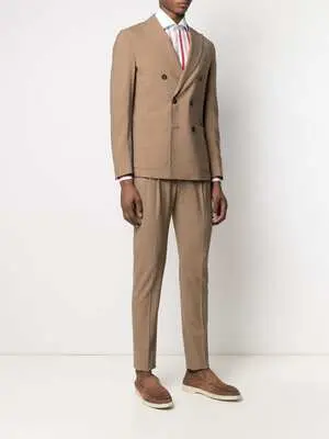 Eleventy Peak-lapels Double-breasted Suit