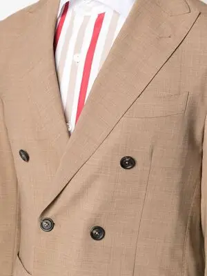 Eleventy Peak-lapels Double-breasted Suit