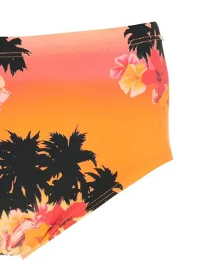 AMIR SLAMA Print Ilha De Hibiscus Swimming Trunks
