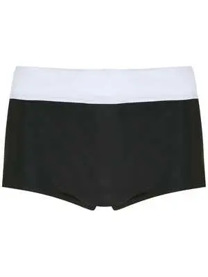 AMIR SLAMA Panelled Swimming Trunks - Black