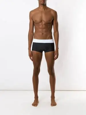AMIR SLAMA Panelled Swimming Trunks