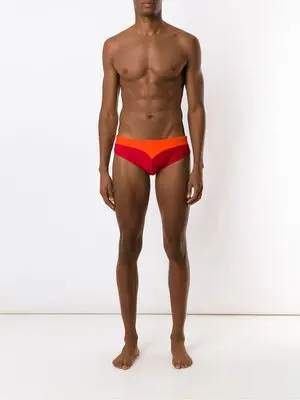 AMIR SLAMA Panelled Swimming Trunks