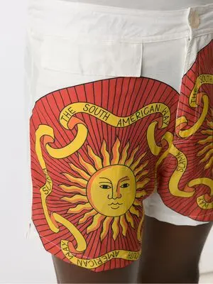 AMIR SLAMA Sol Print Shorts
