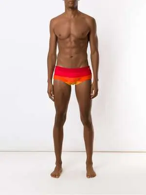 AMIR SLAMA Panelled Gradient Swimming Trunks