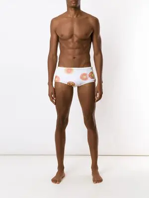 AMIR SLAMA Print Sol Swimming Trunks